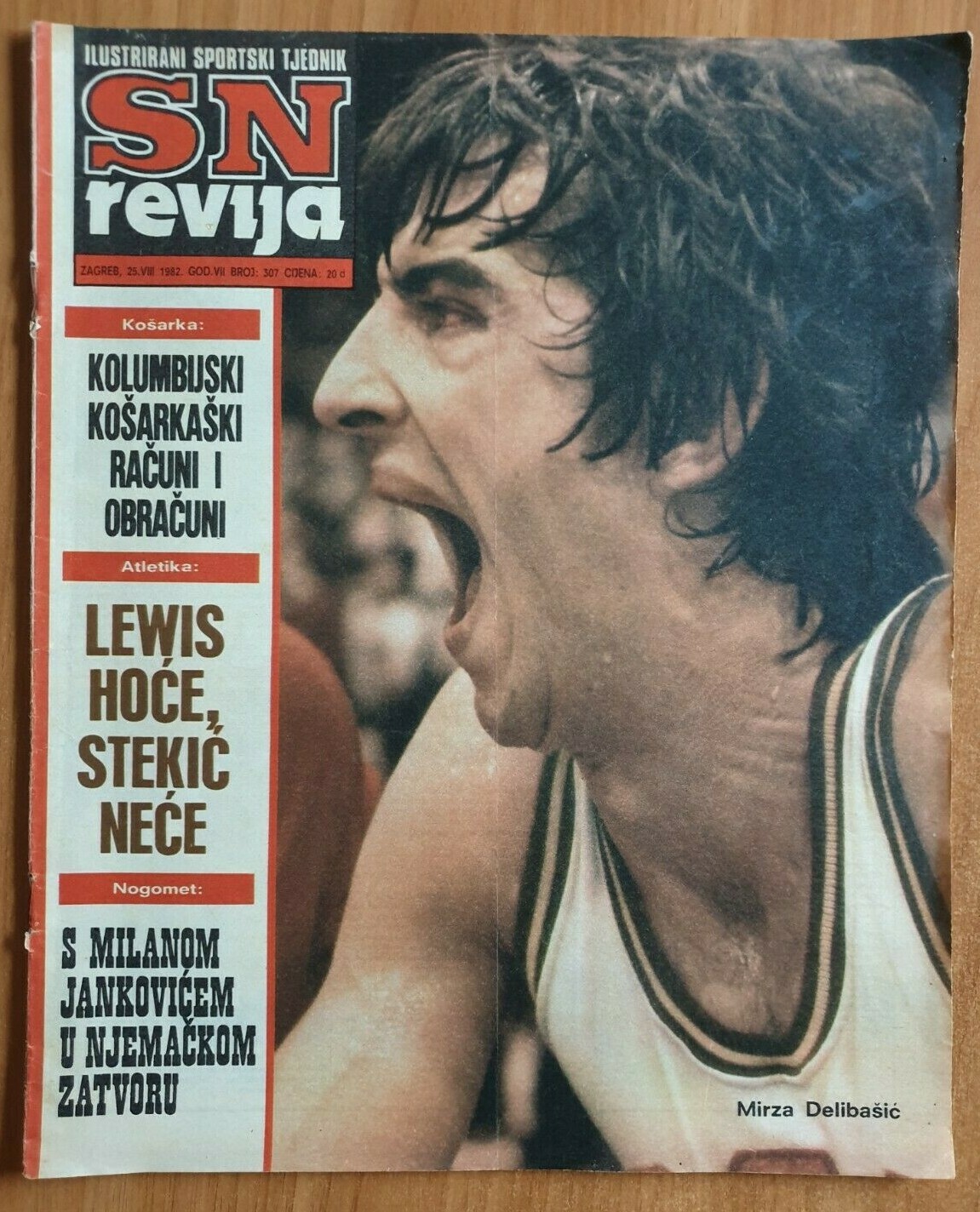 sport magazine SN REVIJA #307 basketball Mirza Delibasic Bosna cover ...