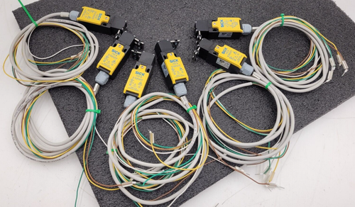 Sick S Series Safety Interlock Door Switch w/ Wire + Key i12-SB213 2x N ...