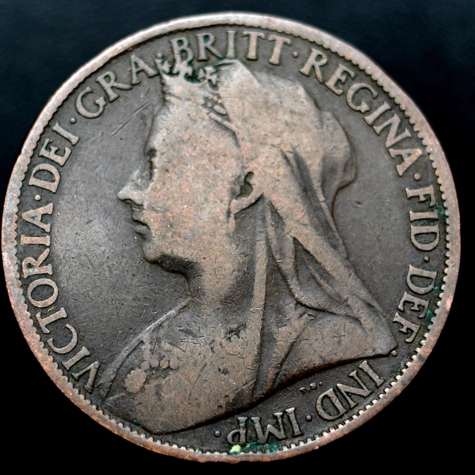 1899 Great Britain Penny Queen Victoria Coin - Nice Coin 🇬🇧 | eBay