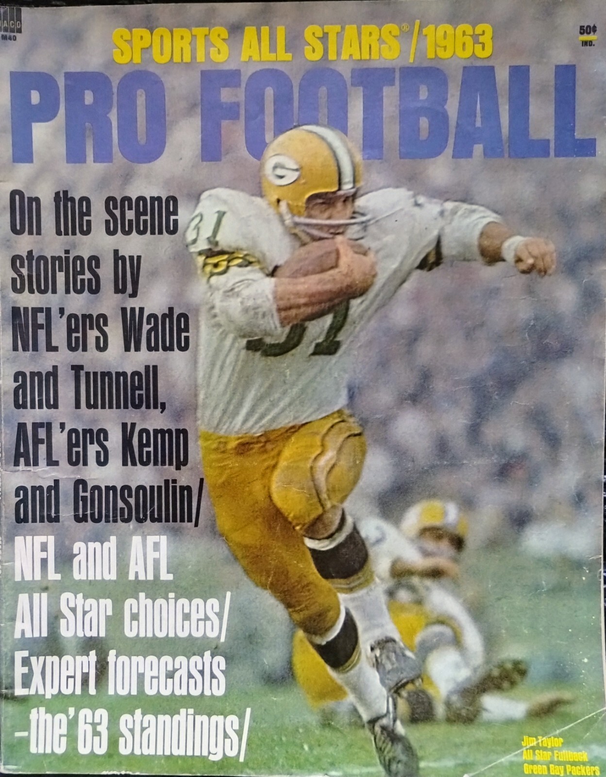 Maco Sports All Stars 1963 Pro Football Magazine | eBay