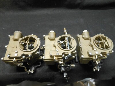 VINTAGE SPEED ROCHESTER 2G 3 x 2 CARB STOCK CHROMATE TRI POWER HOT ROD ...