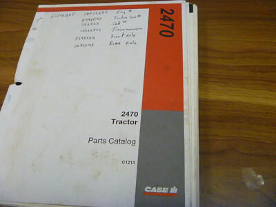Case IH 2470 Tractor Parts Catalog Manual C1213 xz | eBay