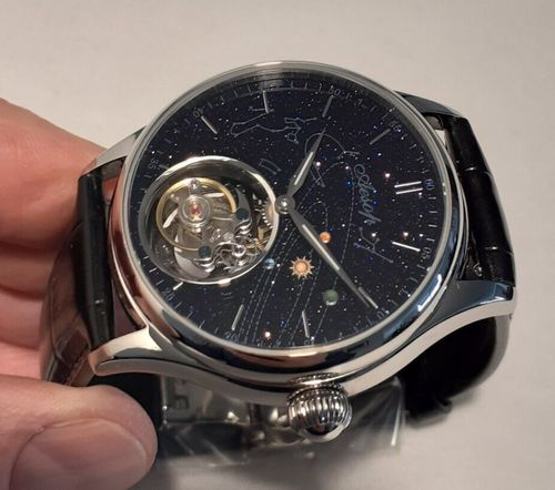 AESOP REAL TOURBILLON, BLUE ASTRONOMY DIAL, SAPPHIRE, 42 MM, BRAND NEW | eBay