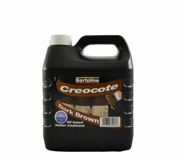 4l Creocote Oil Based Timber Treatment Dark Brown 4 Litre Bartoline ...