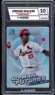 2021 Bowman #FMF-10 Jordan Walker ROOKIE CARD Graded 10 MGS Gem MINT RC ...