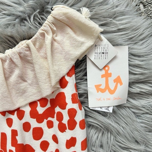 NOÉ & ZOË Coral Spots Shortie Overall Romper 10Y ($54) | eBay