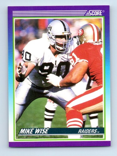 1990 Score Mike Wise Los Angeles Raiders #463 | eBay