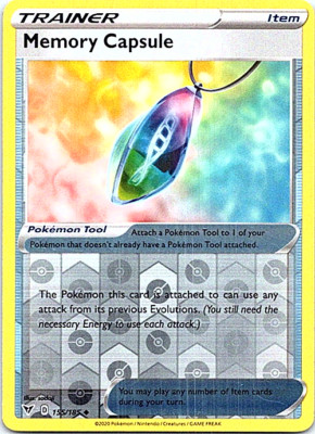 Memory Capsule 155/185 Reverse Holo Pokemon Vivid Voltage Light Play | eBay