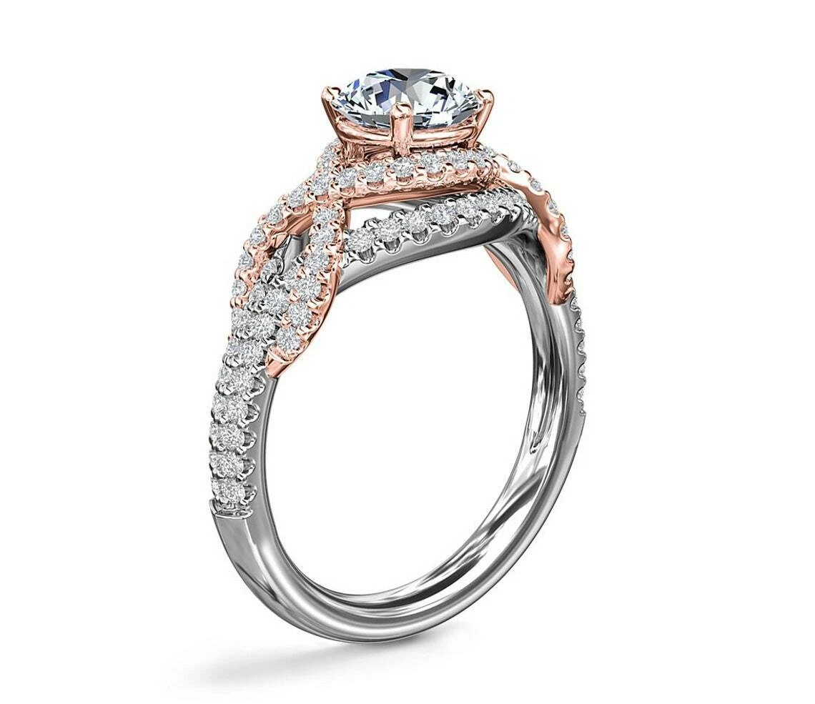 Intertwined Engagement Rings