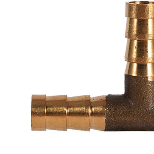 Brass T Piece 3 Way Fuel Hose Joiner Connector 8mm For Compressed Air ...