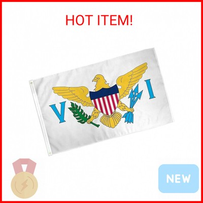 US Virgin Islands Flag 3x5 ft VI USVI State Saint St Croix John Thomas ...
