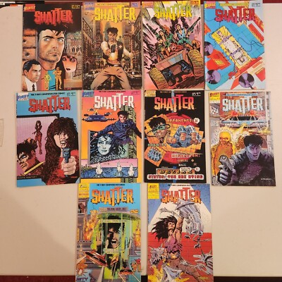 Shatter #1, 6-13 + Special (1985 First Comics) 1st Computerized Comic ...