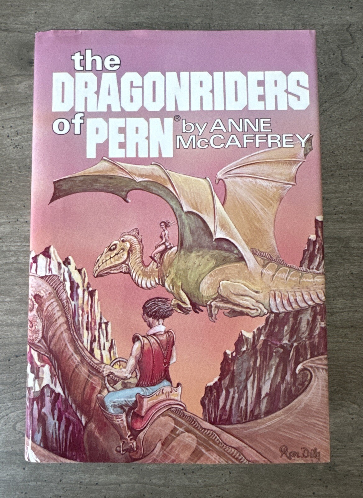 The Dragonriders of Pern by Anne McCaffrey 1978 Del Rey Ballantine ...