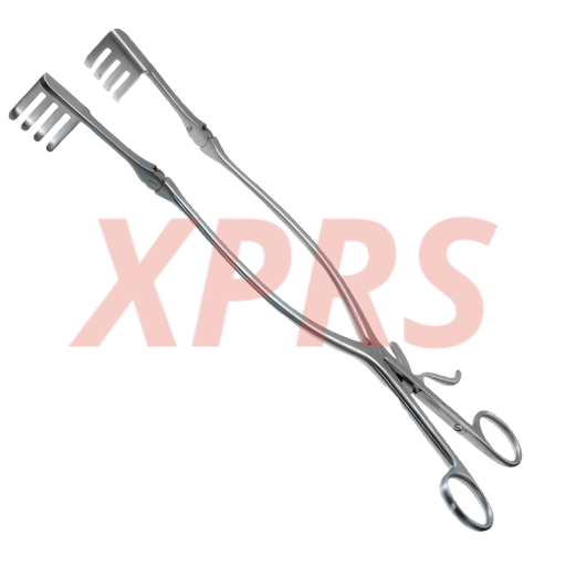 Beckman-Adson Retractor, 12.5”,Sharp 4x4 Teeth, 1" x 1" Deep, Premium ...