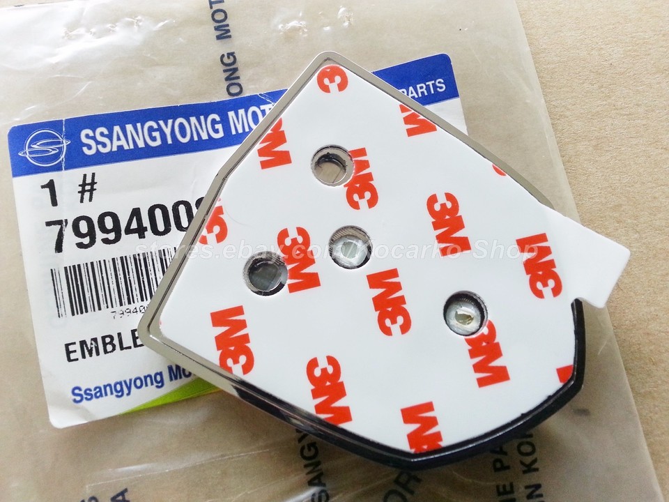 🤩 Noblesse Emblem Badge Side Quarter Ssangyong Rexton2 2006-2008 ...