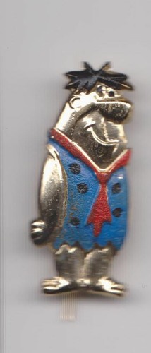 Original Vintage THE FLINTSTONES stick pins 1960s badge Cartoon Comic ...