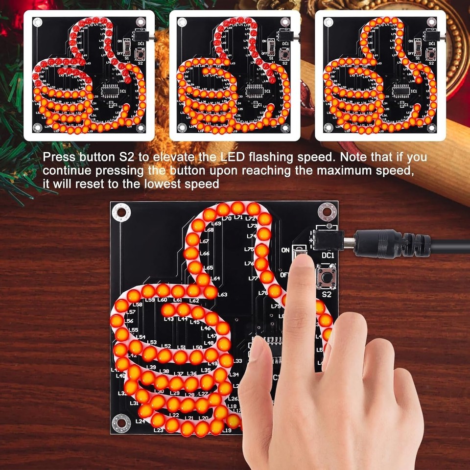 LED Light Soldering Practice Kit DIY Thumbs-Up Electronic Kits for ...