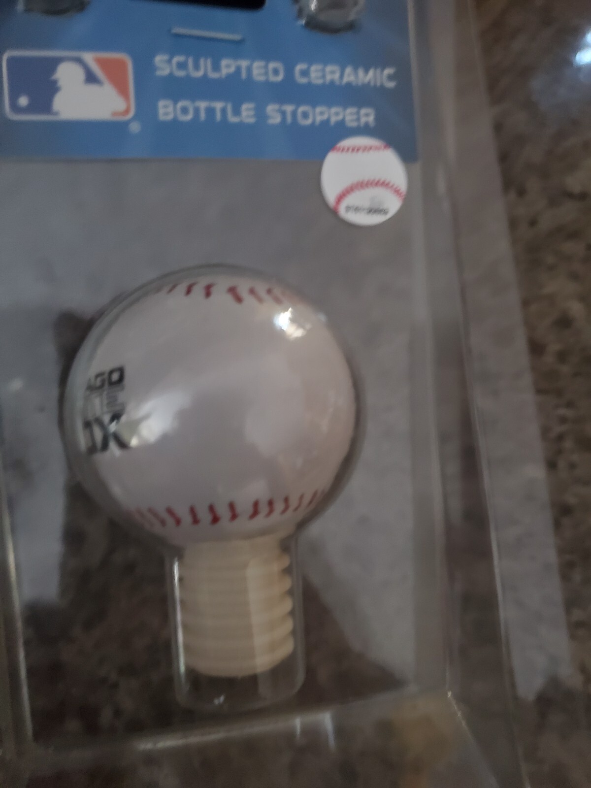 MLB Chicago White Sox Sculpted Ceramic Bottle Stopper Baseball Top ...