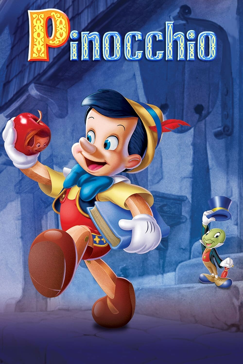 1940 Walt Disneys Pinocchio Movie Poster Print Jiminy Cricket Geppetto🍿 ...