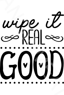 Wipe It Real Good Funny Bathroom Sign 8" x 12" Aluminum Metal Sign | eBay