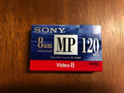 New Sealed Sony Metal MP120 Video 8 Tape | eBay
