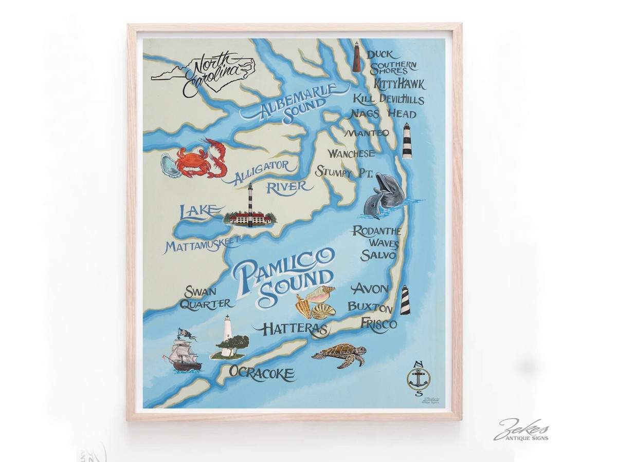 Map Of Outer Banks Duck