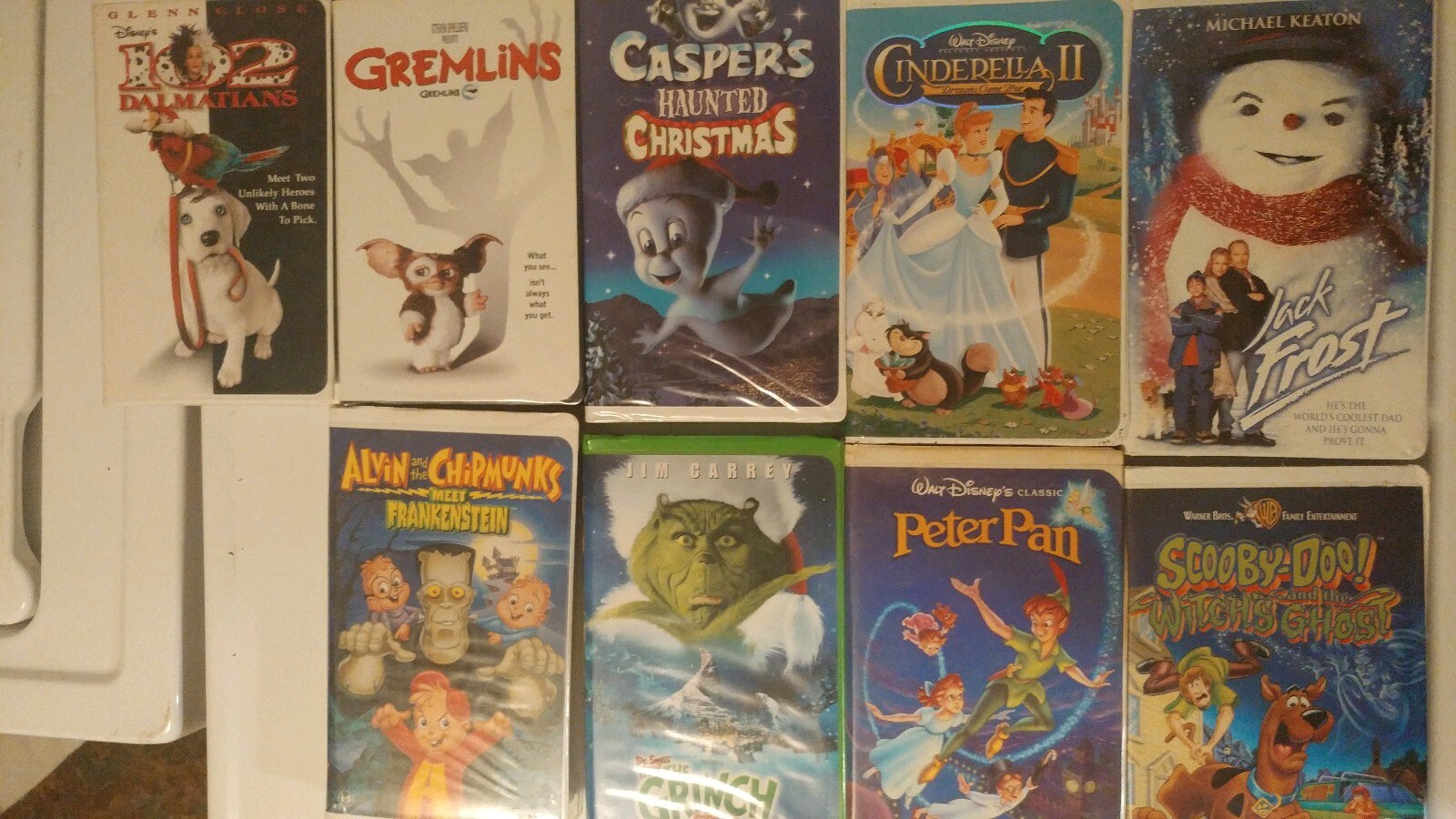 VINTAGE LOT of 9 Scooby-Doo Gremlins Grinch Casper Video VHS Cassette ...