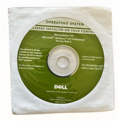 Dell Windows XP Professional full version Service Pack SP2 ...
