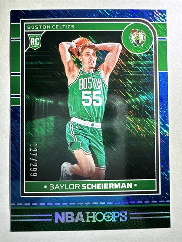 2024-25 Panini NBA Hoops Baylor Scheierman Storm Parallel /299 Celtics ...
