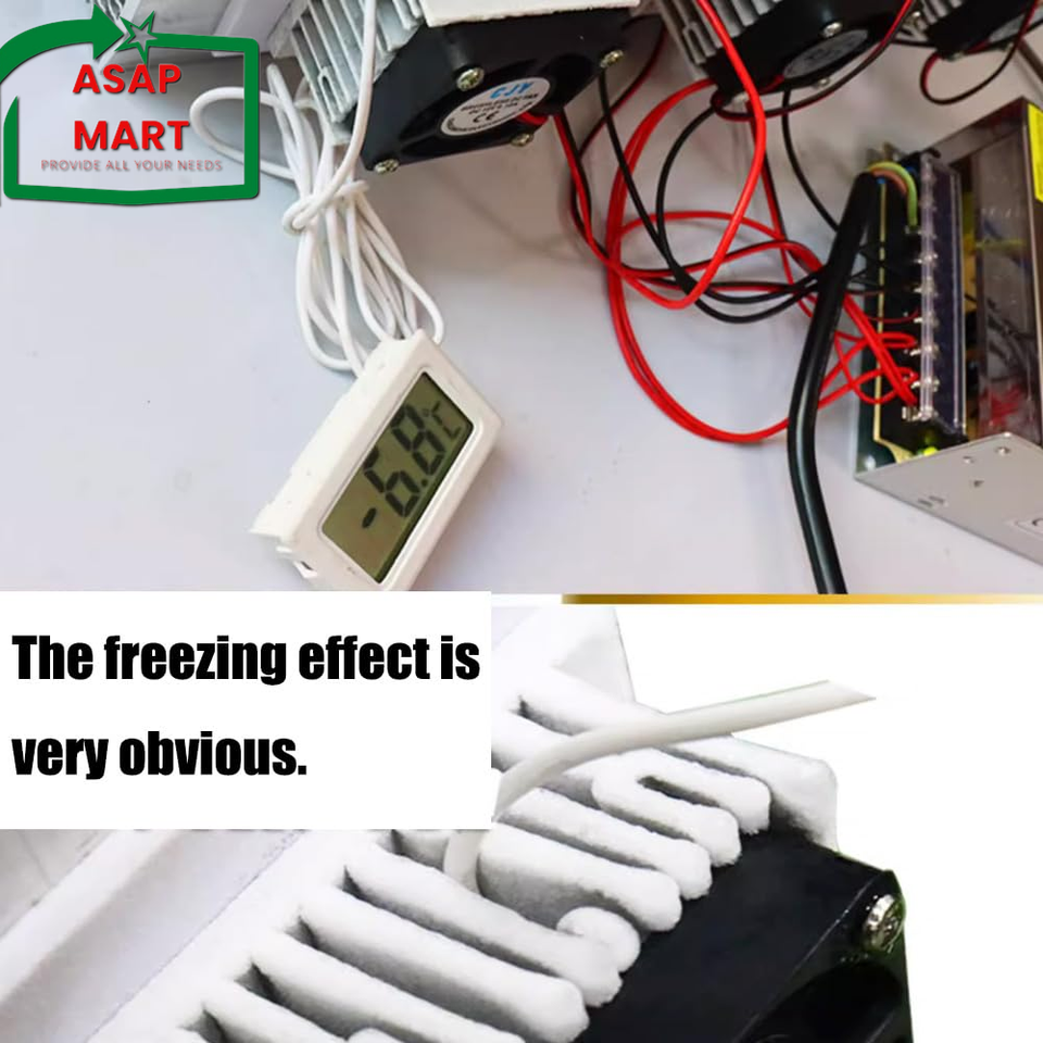 Mini Air Conditioner DC 12V DIY Thermoelectric Peltier Refrigeration ...