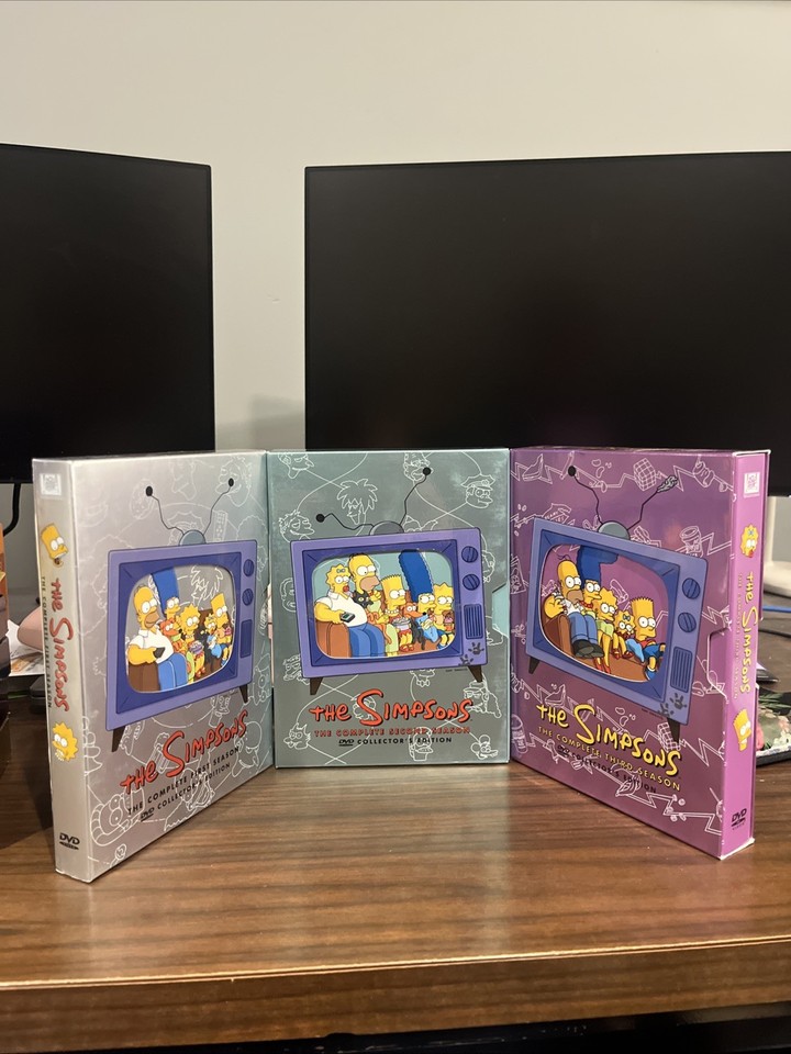 The Simpsons DVD Box Set Seasons 1-10 All Complete With Booklets! Good ...