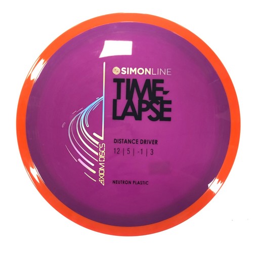 DISC GOLF AXIOM NEUTRON TIME-LAPSE DISTANCE DRIVER 174g PURPLE W ...