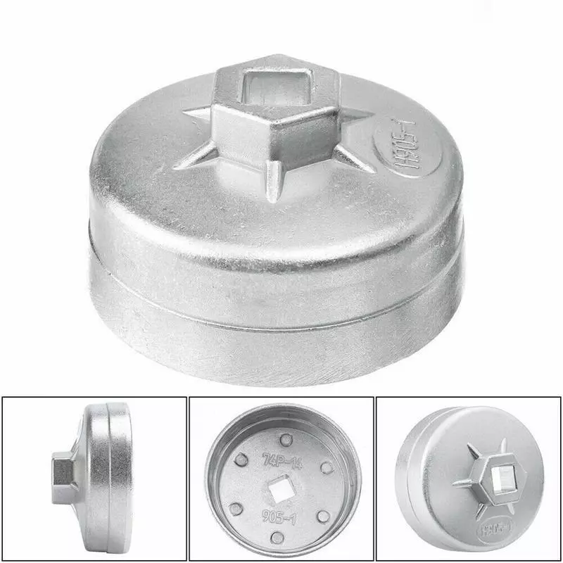 Flute Oil Filter Cup Cap Wrench Socket Remover Tool For BMW For Audi ...