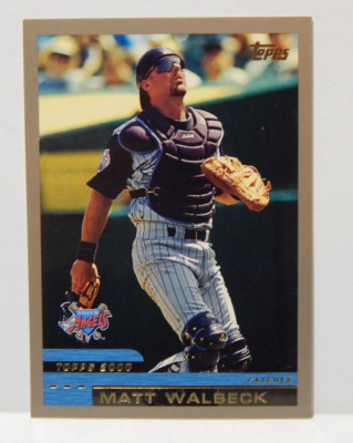 MLB Anaheim Angels Matt Walbeck Card 162 | eBay