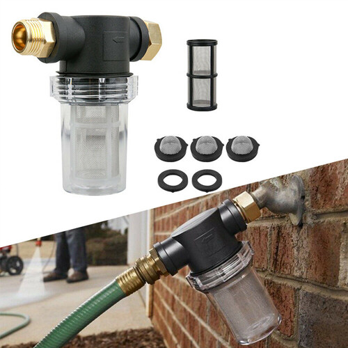Garden Hose Inlet Filter With Mesh Screen ttach 3/4'' for Pressure ...