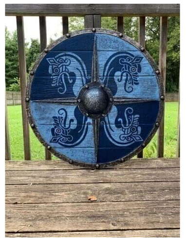 Medieval Viking Shield for Battle Ready Cosplay Warrior Armor Handmade ...