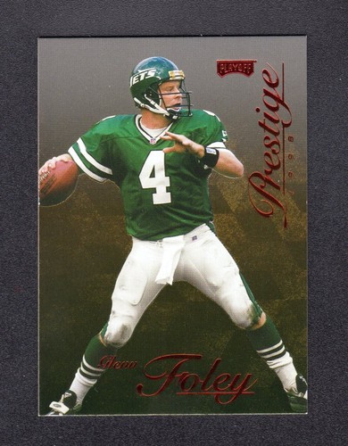 Glenn Foley #87 Jets 1998 Playoff Prestige Gold #12/25 NR-MT Rare! | eBay