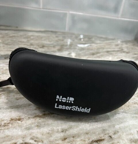 NOIR LaserShield Safety Glasses With Case Cleaning Towel and Eyeglass ...