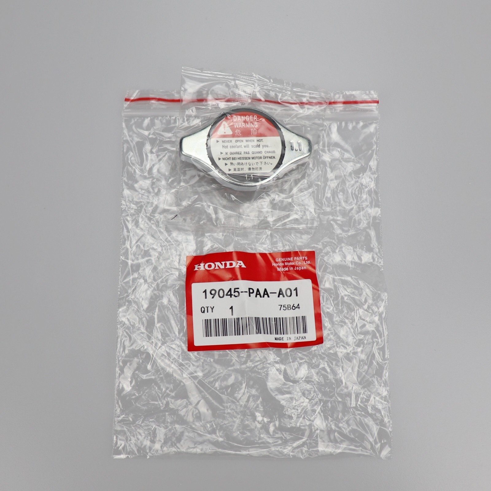 NEW OEM GENUINE HONDA 19045-PAA-A01 Cooling Radiator Cap for Acura ...