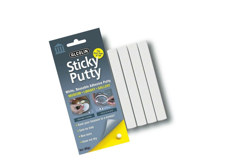 Sticky Putty- Reusable Museum & Gallery Quality Adhesive Putty (5-PACK ...