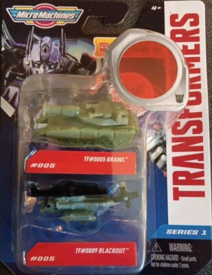 Micro Machines Transformers 2-Pack Brawl / Blackout #005 (Series 1 ...