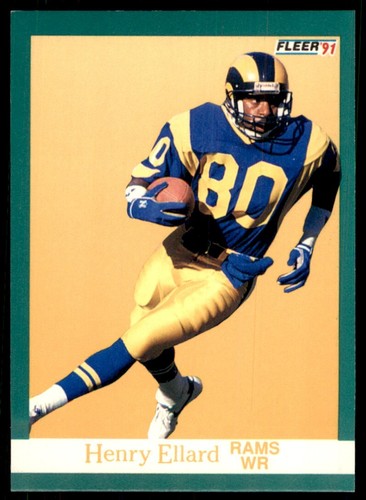 1991 FLEER HENRY ELLARD LOS ANGELES RAMS #266 | eBay