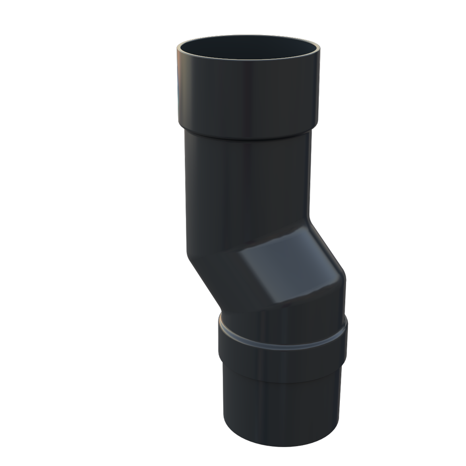 Freeflow 68mm Round Pipe Mini Offset in Black, Brown, Anthracite ...