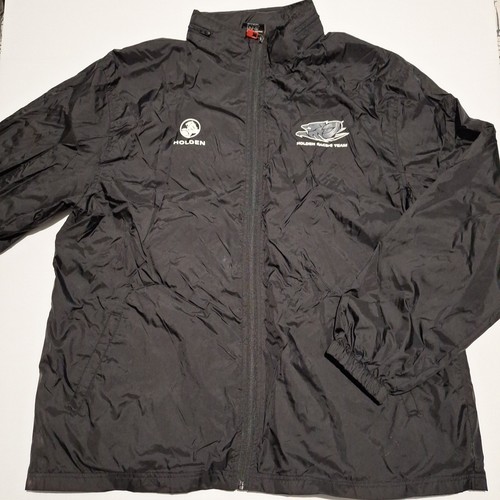 Holden Racing Team HRT Hooded Full Zip Windbreaker Jacket Size XL Black | eBay Australia