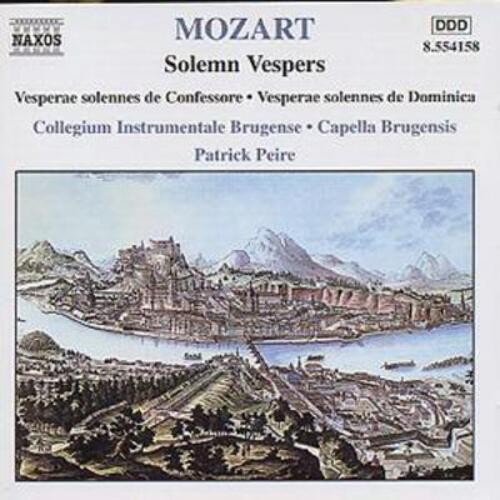 Wolfgang Amadeus Mozart SOLEMN VESPERS (CD) Album (US IMPORT ...