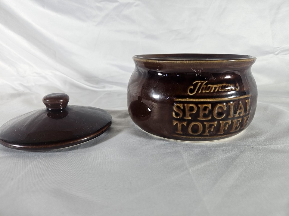 Thorntons Special Toffee Ceramic Jar/ Pot - Brown - (Empty) | eBay
