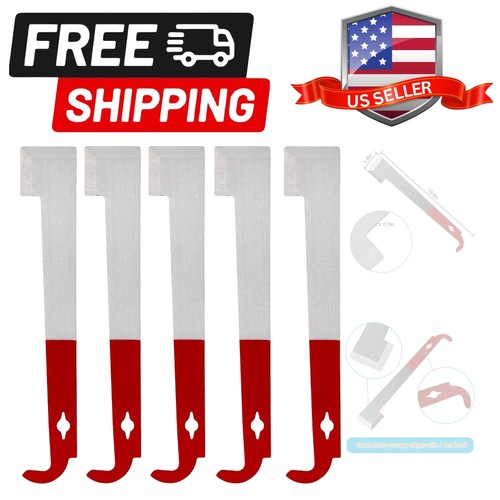 5 Pack 10.6 Inch Beehive Tool with J Hook, Frame Lifter and Scraper ...