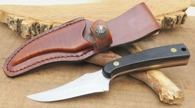Elk Ridge Fixed Blade Hunting Knife w/ Leather Sheath ER-299D | eBay