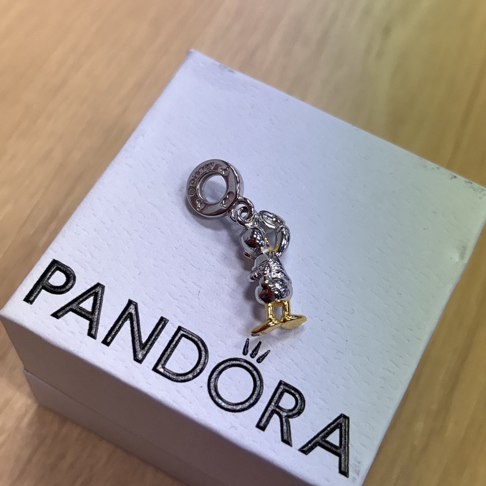 Pandora Disney Donald Duck 100th Anniversary Charm - Silver S925 ALE ...