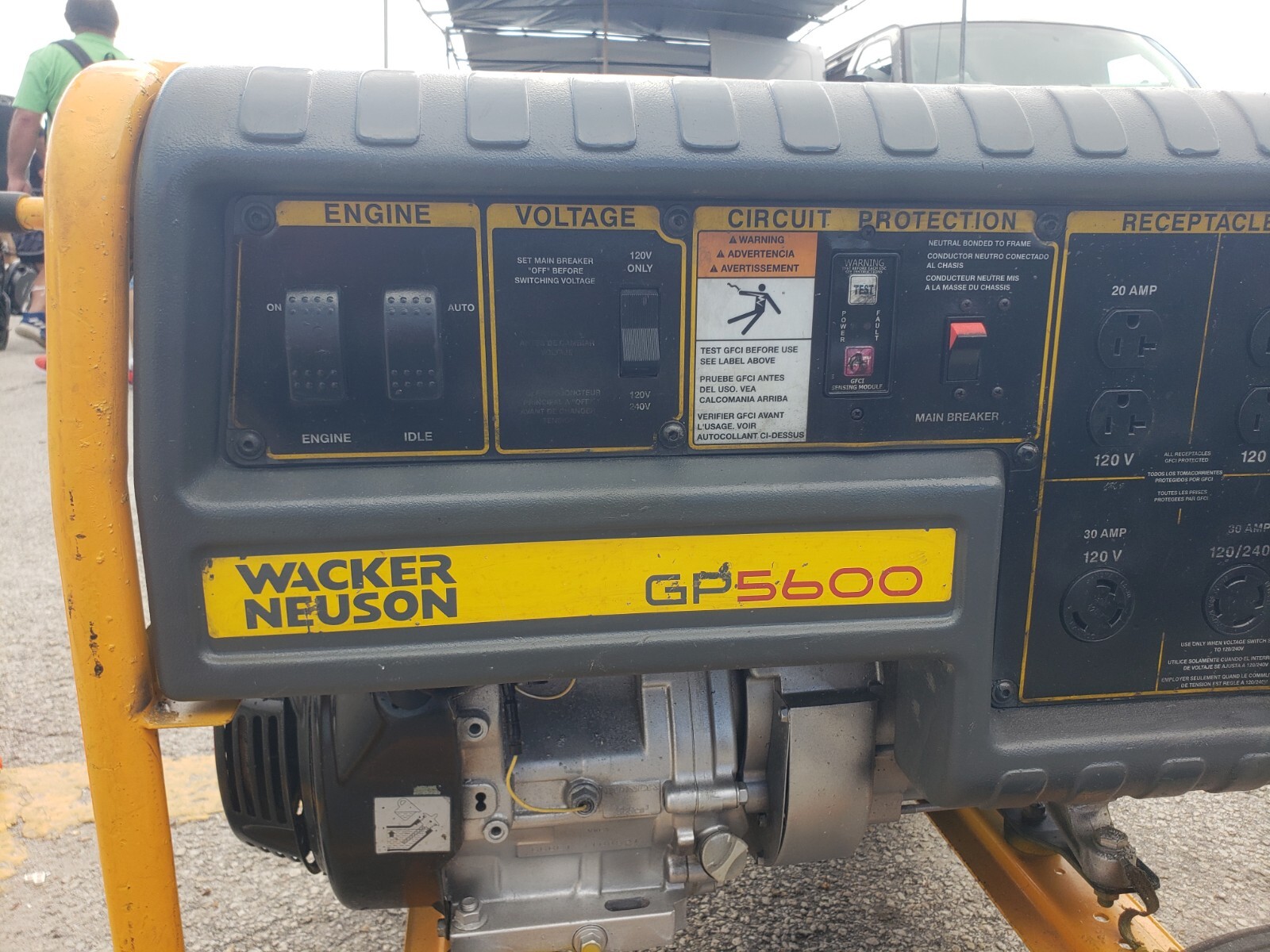 Wacker Neuson Gp5600 Gasoline 5600 Watts Honda Generator | eBay